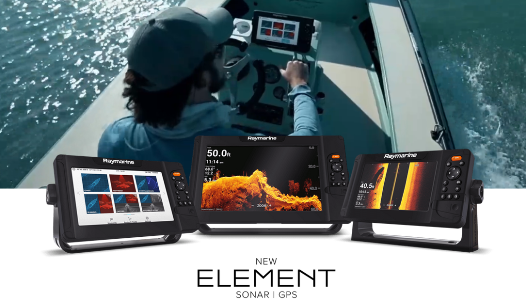 RAYMARINE ELEMENT HV 9 TRASDUTTORE HV ALL IN ONE + MAPPA LIGHTHOUSE